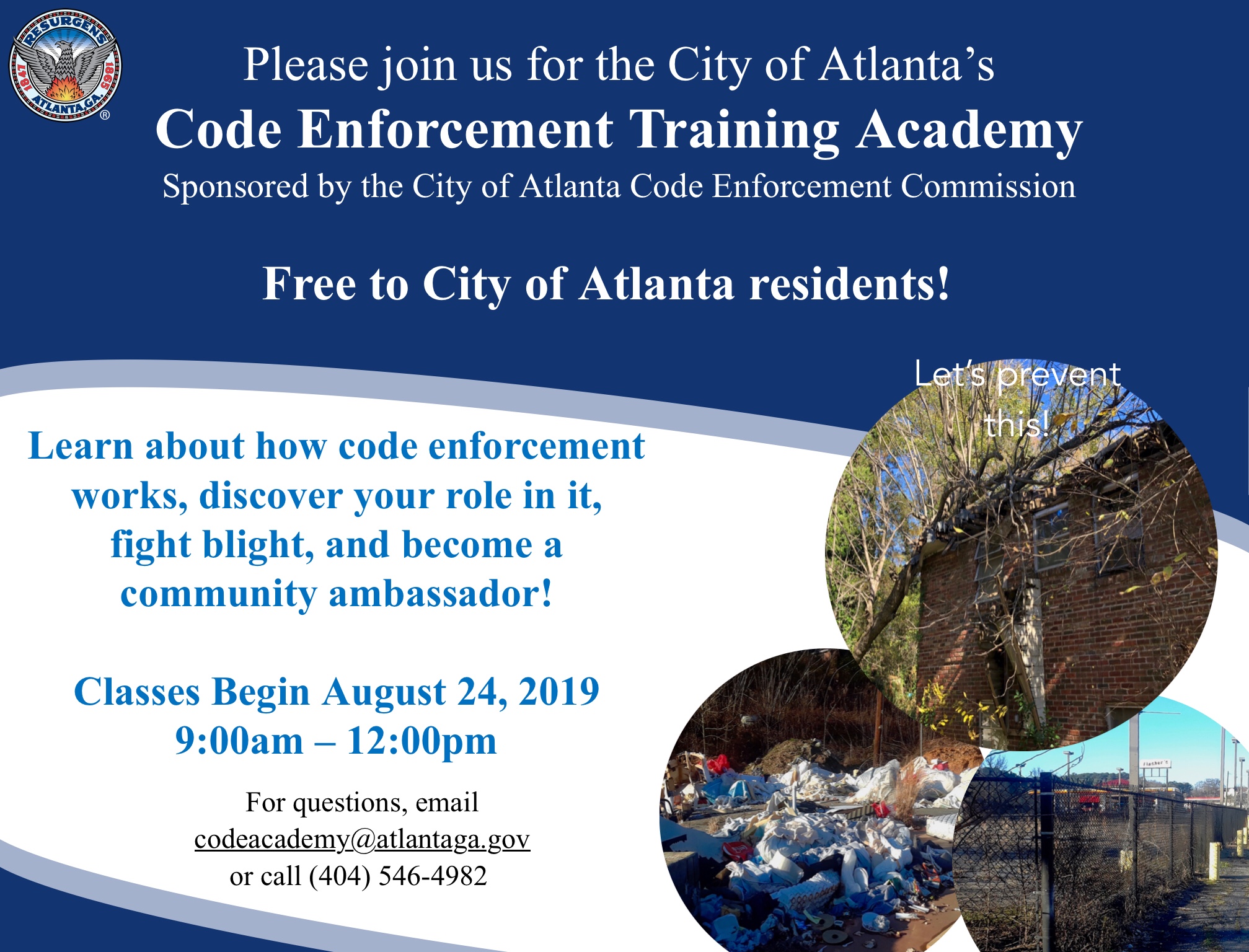 Code Enforcement Training Academy – Starting Soon! – NPU-W – City of ...