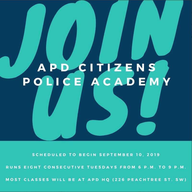 APD Citizens Police Academy – NPU-W – City of Atlanta