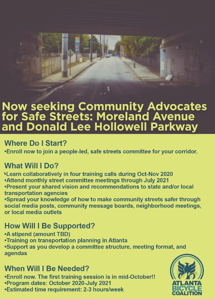 Atlanta Bicycle Coalition Safe Street Committees – NPU-W – City of Atlanta