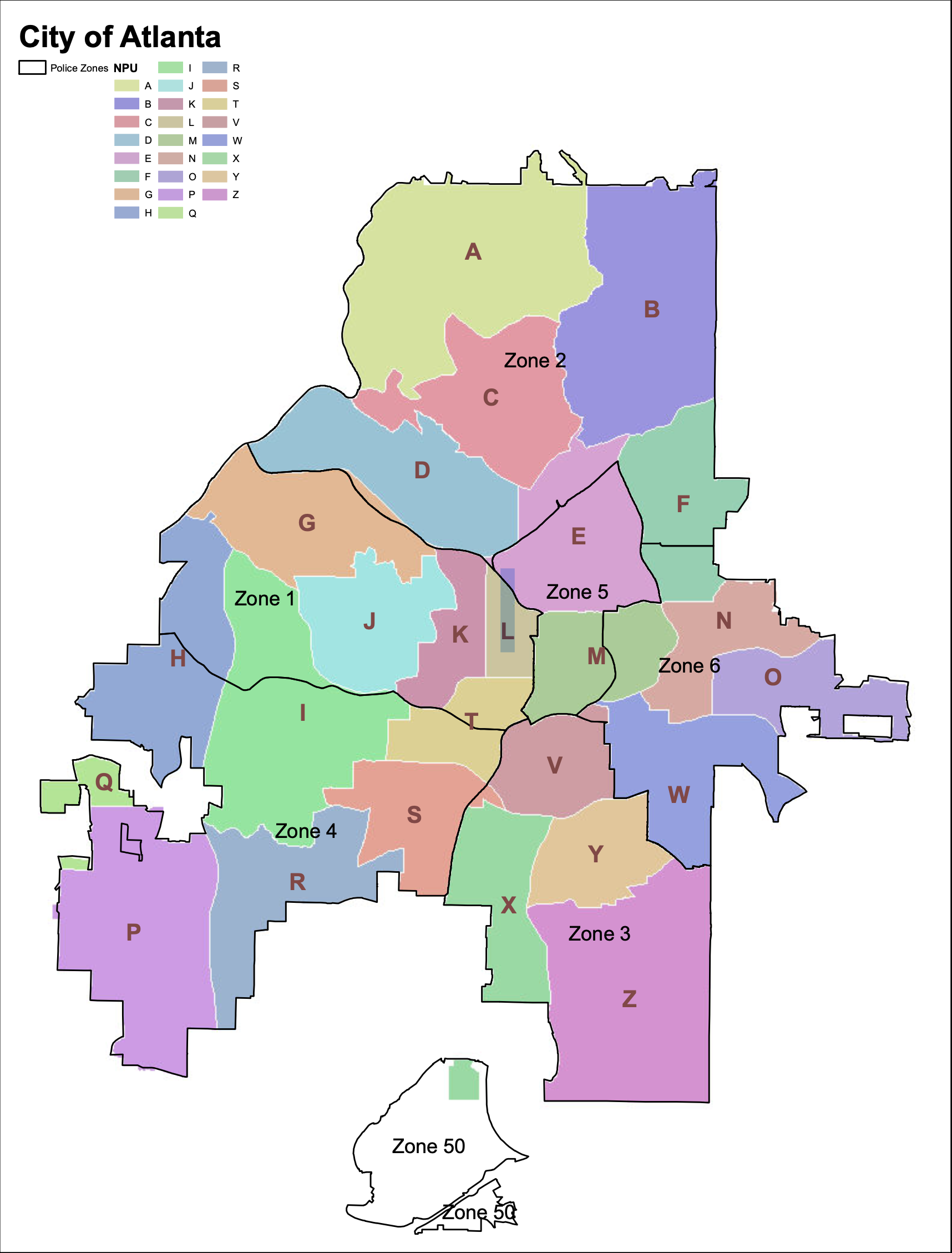 NPU-W – City of Atlanta