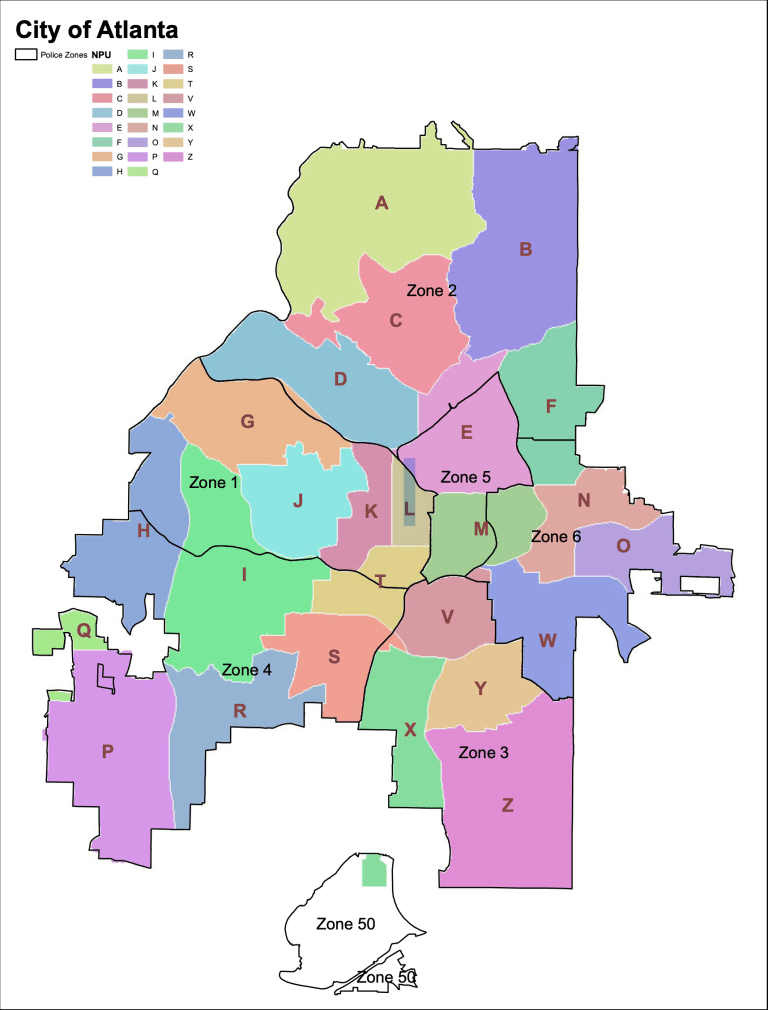 NPU-W – City of Atlanta