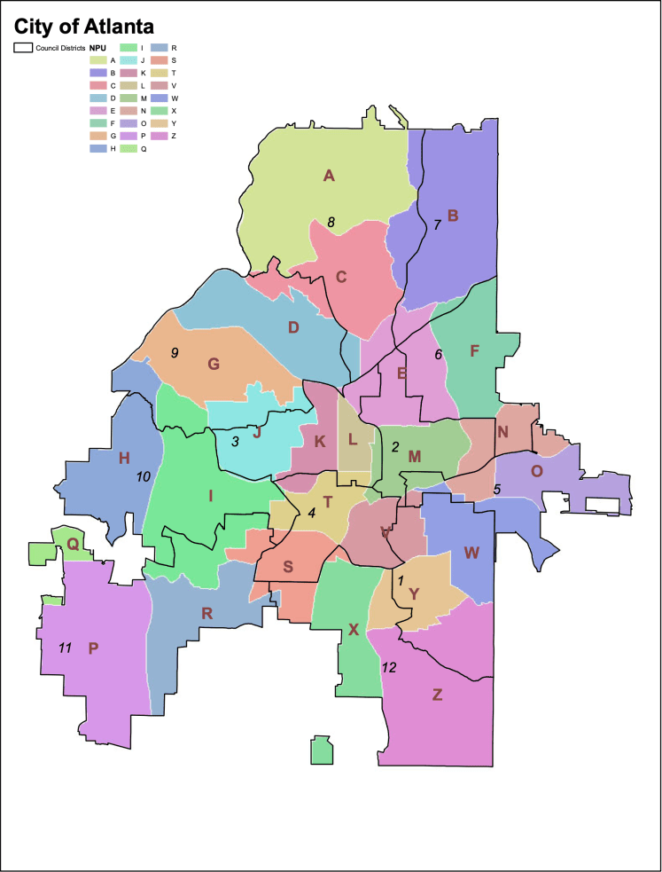 NPU-W – City of Atlanta
